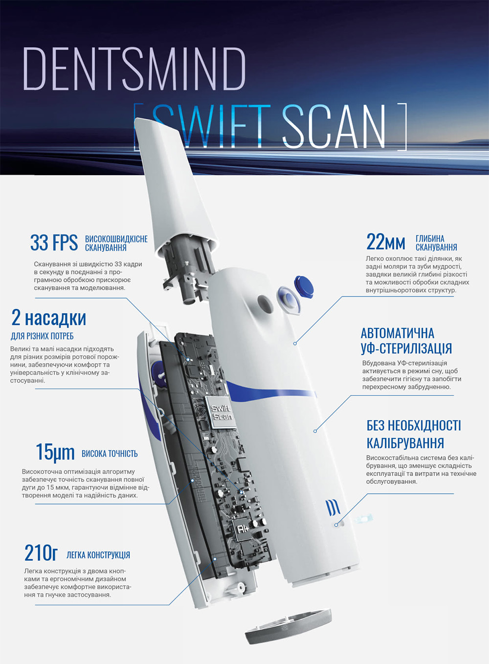 Сканер інтраоральний Swift Scan (Kevin Peter Technology) > Прем'єр ...